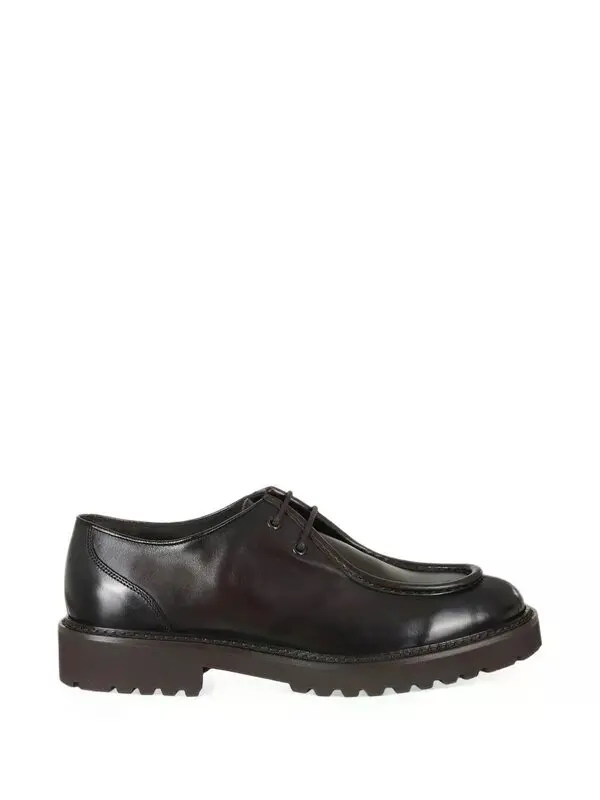 DOUCAL'S Chunky-sole Calf Leather Derby Shoes