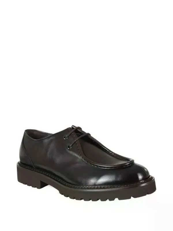 DOUCAL'S Chunky-sole Calf Leather Derby Shoes