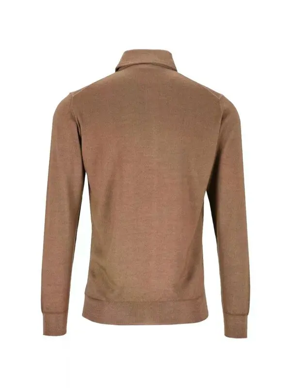 Fedeli Fine-knit Polo Sweater