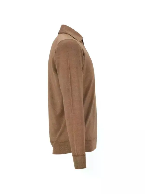 Fedeli Fine-knit Polo Sweater