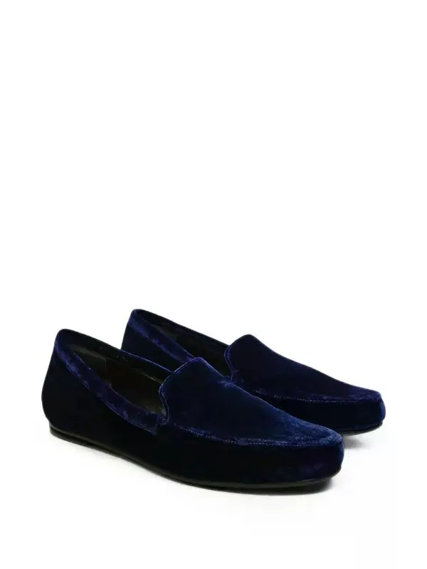 Loulou De Saison Bert Velvet Loafers