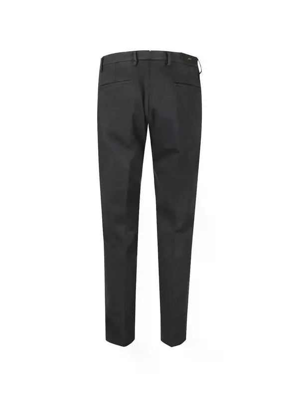 BRIGLIA 1949 Tiberio Pleated Cotton Trousers