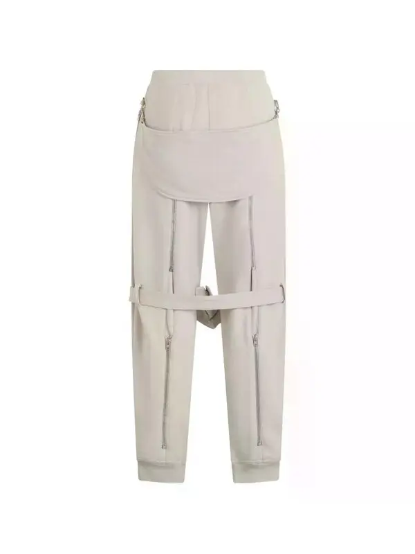 Moschino Buckle-strap Zip-detail Track Pants