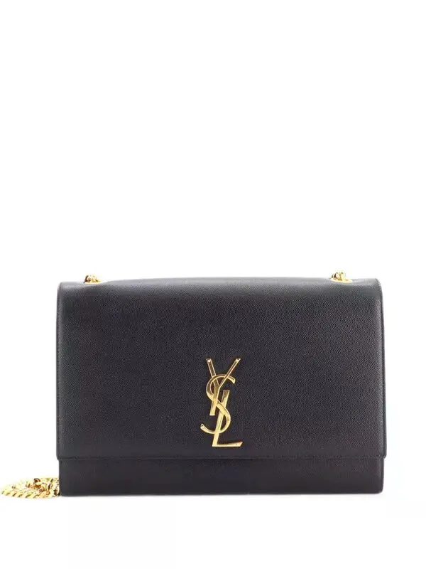 Saint Laurent Classic Monogram Grainy Leather Large Crossbody Bag