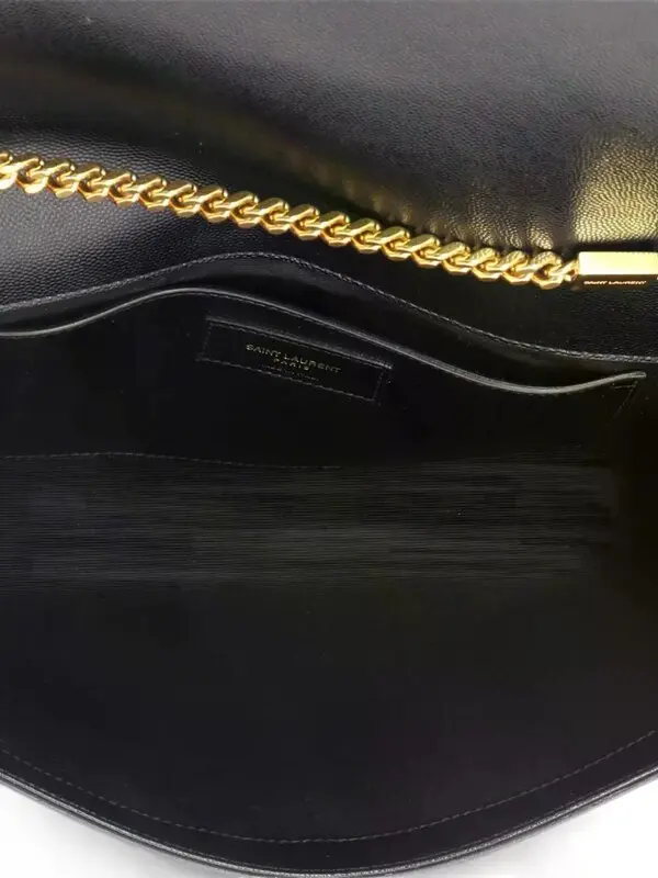 Saint Laurent Classic Monogram Grainy Leather Large Crossbody Bag