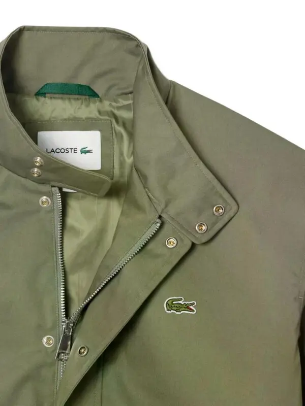Lacoste Logo-patch Zip-up Bomber Jacket