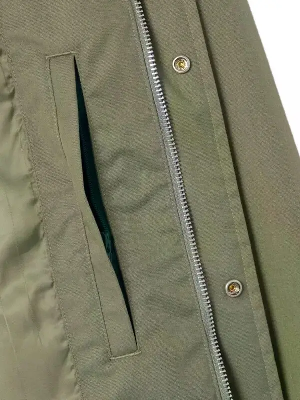 Lacoste Logo-patch Zip-up Bomber Jacket