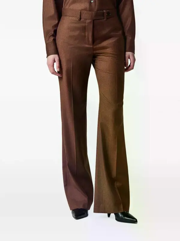 Paul Smith Wool-cashmere Flannel Bootcut Trousers