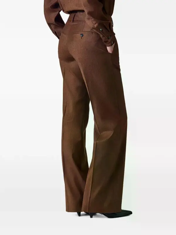 Paul Smith Wool-cashmere Flannel Bootcut Trousers