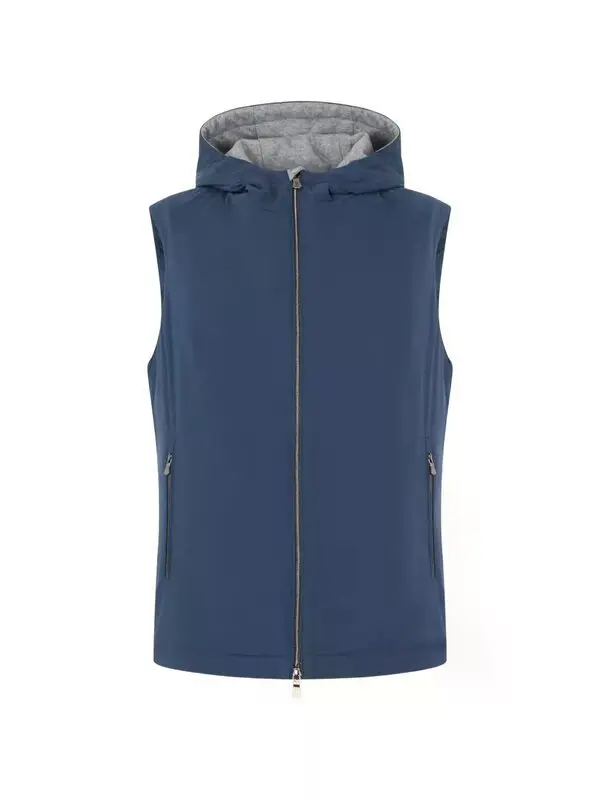 Fedeli Hooded Zip-up Gilet