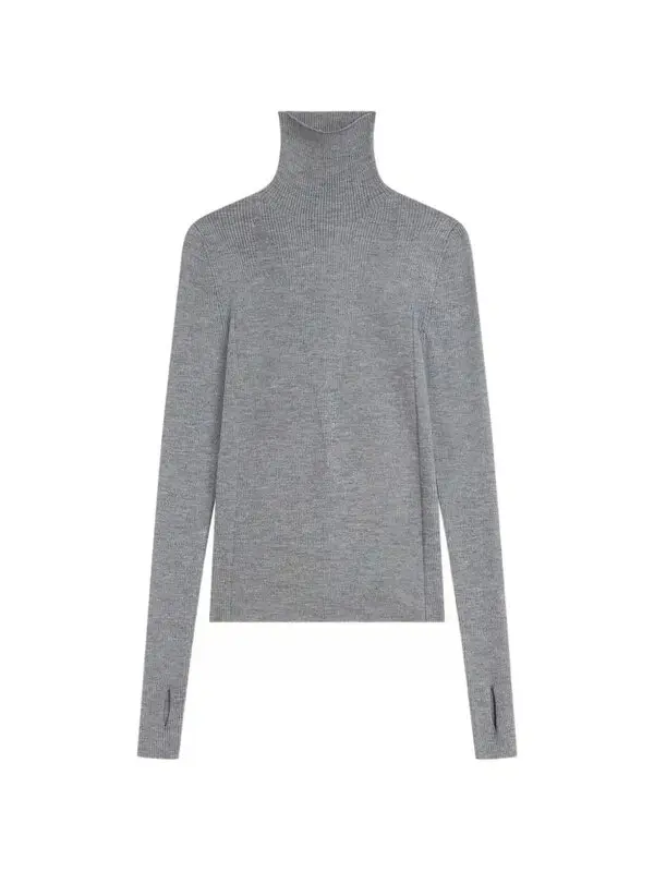 Givenchy Turtleneck Sweater In Wool And Silk