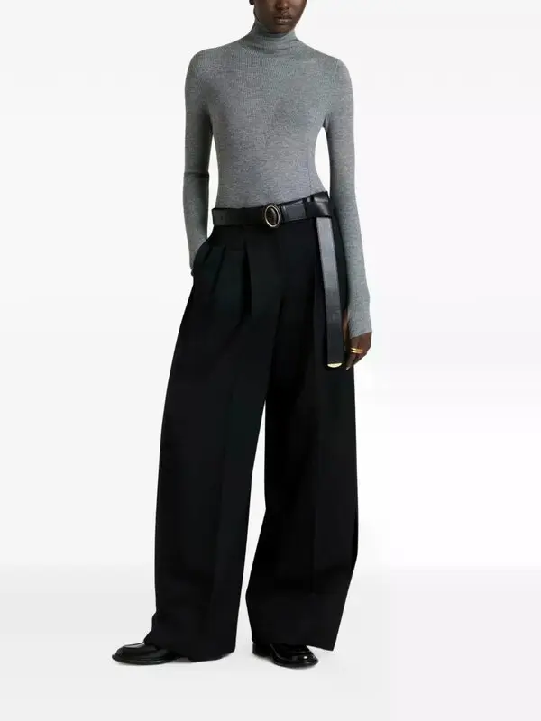 Givenchy Turtleneck Sweater In Wool And Silk