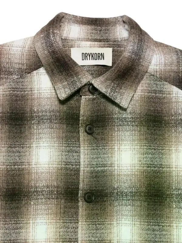 DRYKORN Check-pattern Button-up Jacket