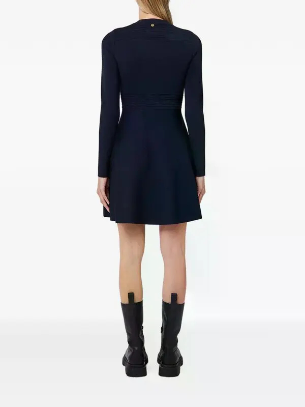 Liu Jo Knit Fit & Flare Dress - Blue