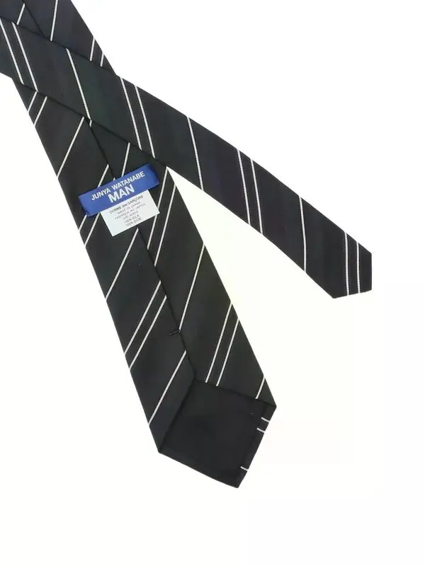 Junya Watanabe Diagonal-stripe Silk Tie
