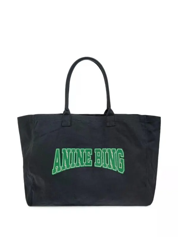 ANINE BING Leo Canvas Bag - Black