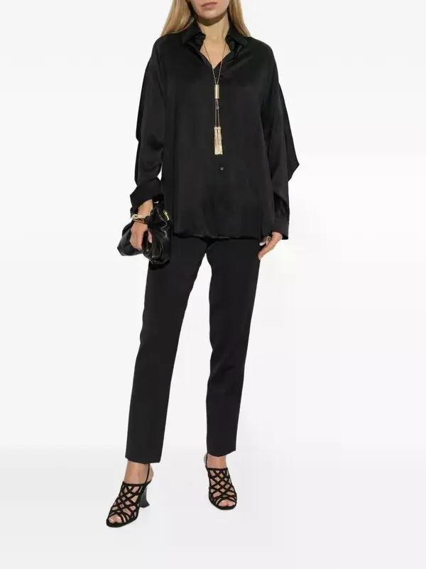 Balmain Oversized Silk Shirt