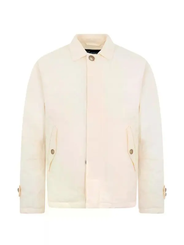 Herno Padded Button-up Jacket - Neutrals