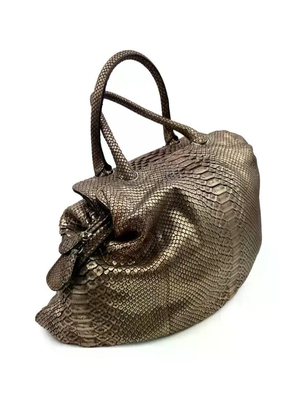 ZAGLIANI  Python-effect Shoulder Bag