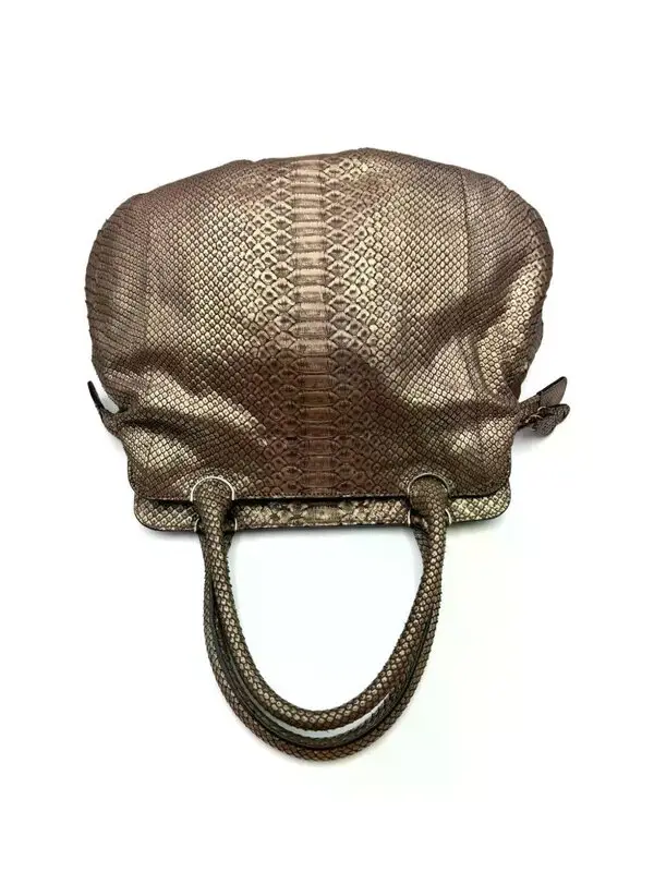 ZAGLIANI  Python-effect Shoulder Bag