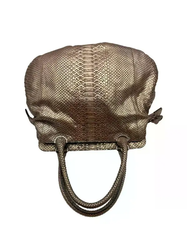 ZAGLIANI  Python-effect Shoulder Bag