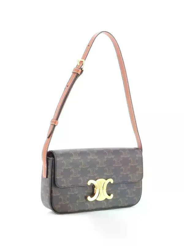 Celine Triomphe East-west Triomphe Coated Canvas Shoulder Bag