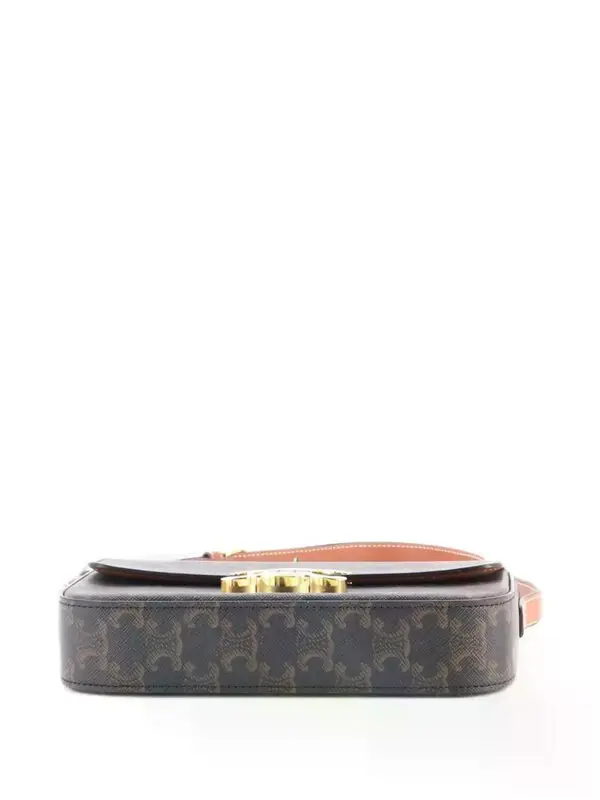Celine Triomphe East-west Triomphe Coated Canvas Shoulder Bag