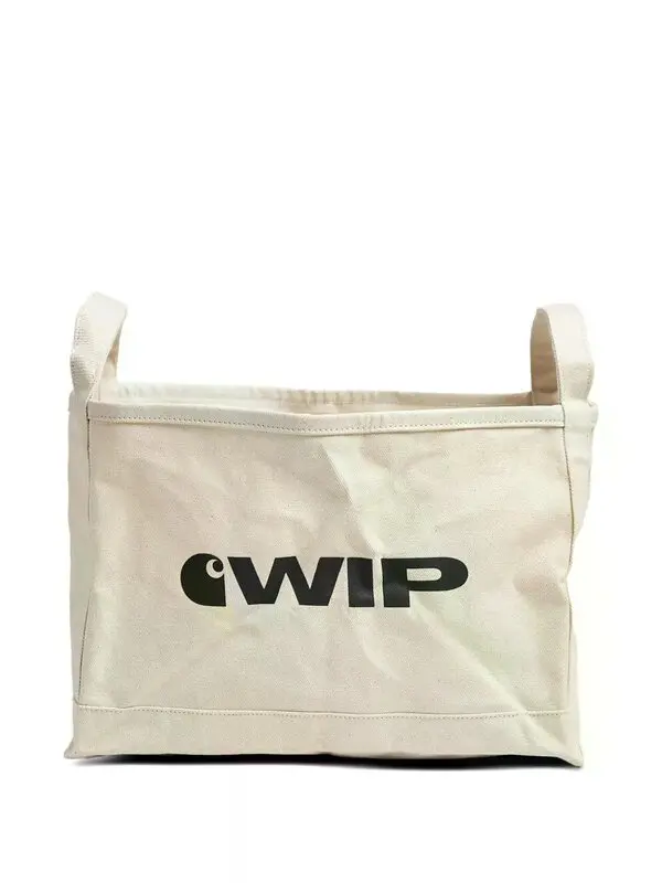 Carhartt Work In Progress Logo-print Canvas Storage Bag - Neutrals