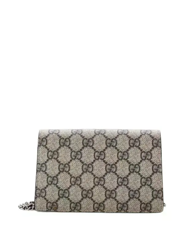 Gucci Dionysus Bag Gg Coated Canvas Super Mini Crossbody Bag