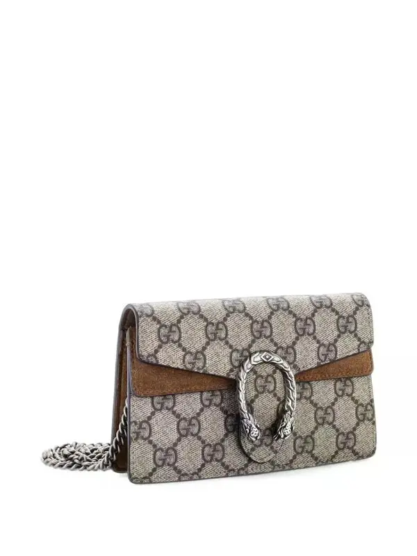 Gucci Dionysus Bag Gg Coated Canvas Super Mini Crossbody Bag