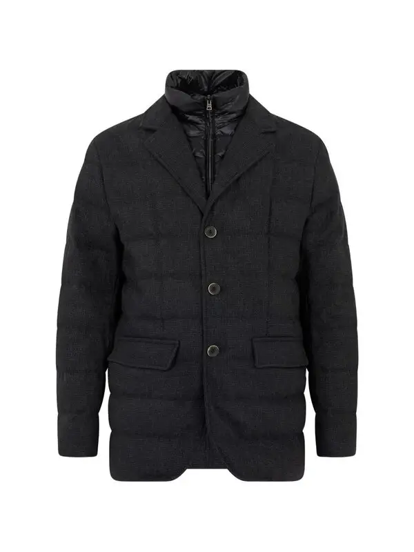 Herno Padded Notch-lapel Jacket - Black