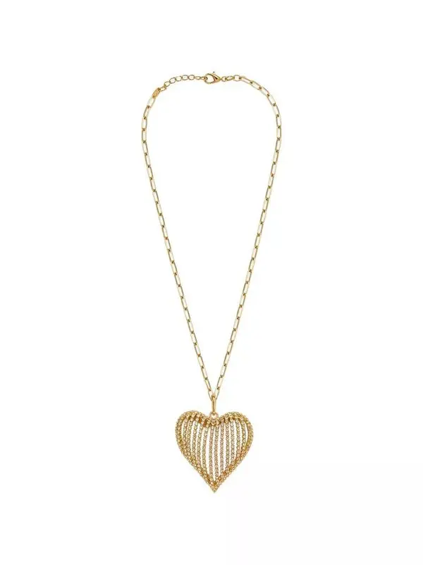 Rosantica Heart-pendant Necklace - Gold