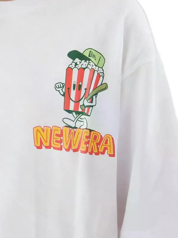 New Era Popcorn Oversized Graphic-print T-shirt
