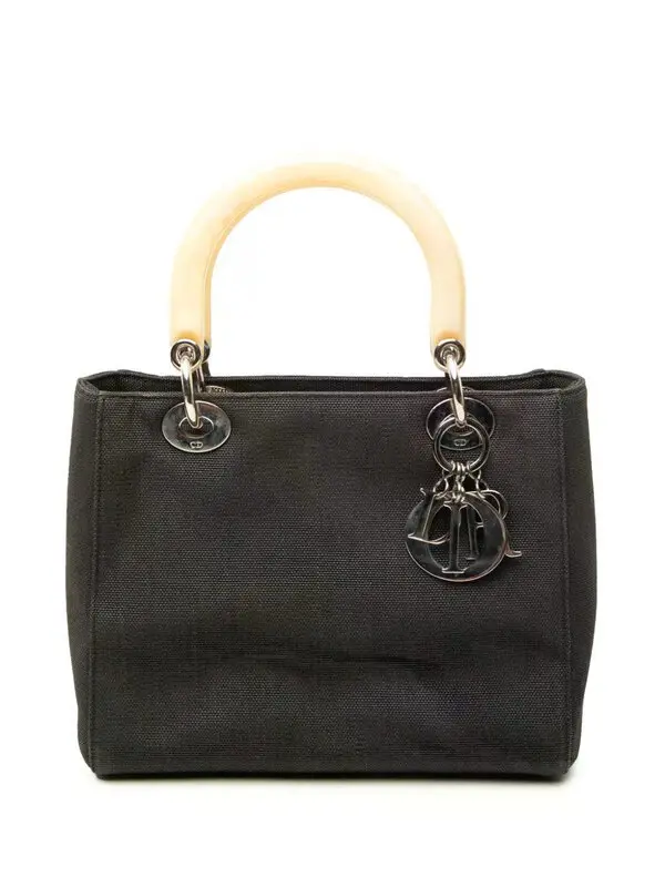 Dior 1998 Medium Canvas Lady Satchel