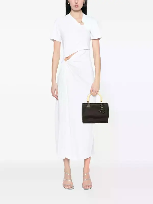 Dior 1998 Medium Canvas Lady Satchel
