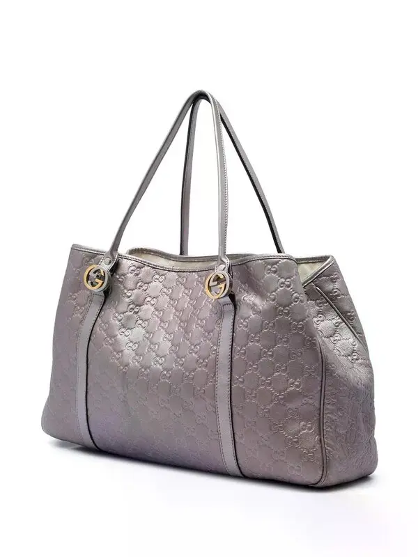 Gucci 2016-2026 Large Metallic Guccissima Twins Tote Bag
