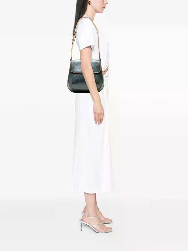 LOUIS VUITTON 2003 Monogram Mat Webster Street Shoulder Bag - Blue