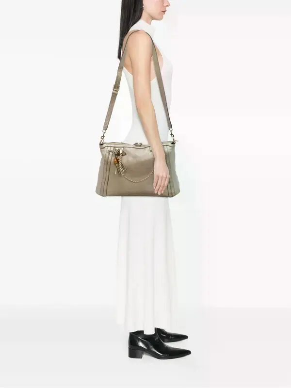Gucci 2016-2026 Metallic Calfskin Bella Convertible Tote Satchel