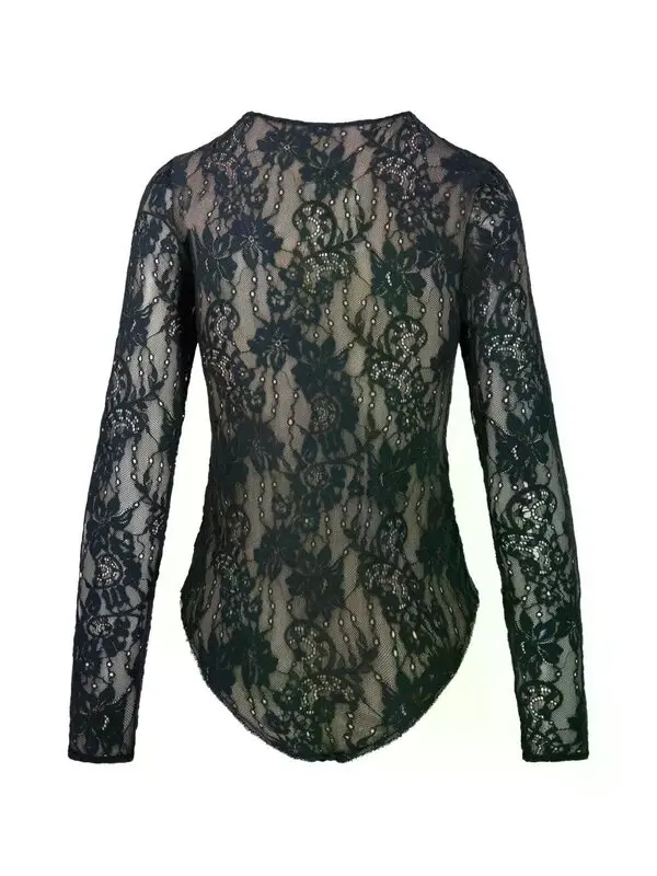 Zimmermann Floral-lace Bodysuit - Green