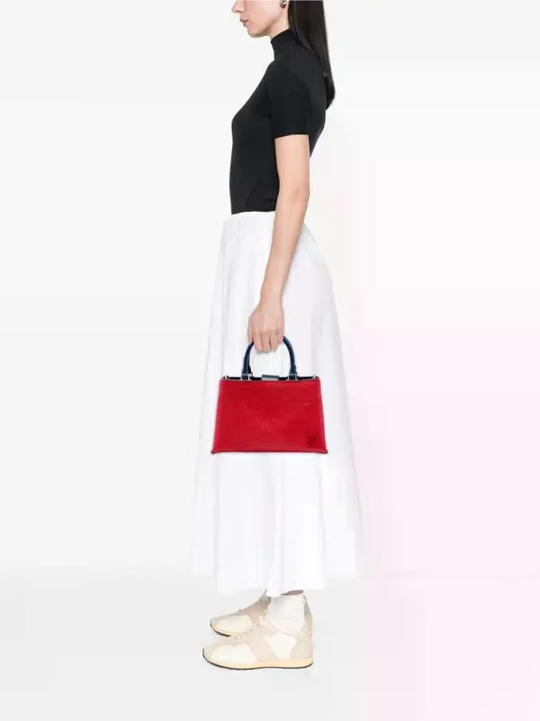 LOUIS VUITTON 2018 Epi Kleber Pm Satchel - Red