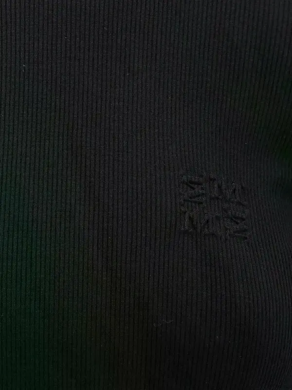 Max Mara Embroidered-logo Turtleneck Sweater
