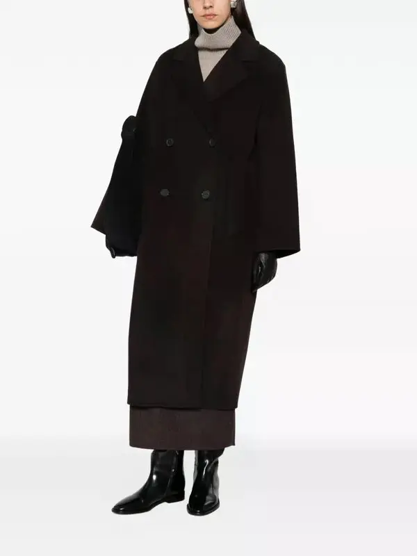 IVY OAK Ioclara Double-breasted Wool Coat - Brown