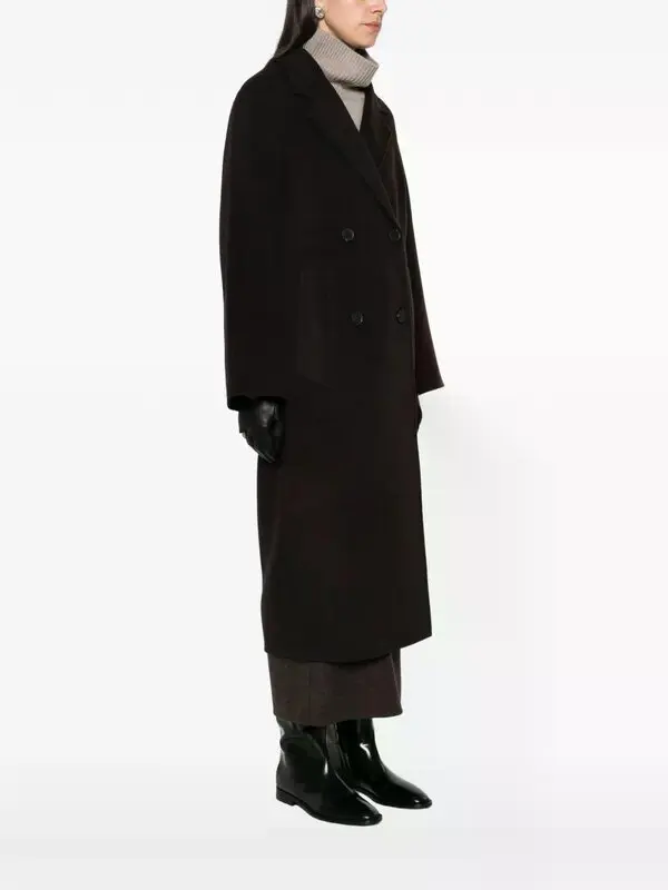 IVY OAK Ioclara Double-breasted Wool Coat - Brown