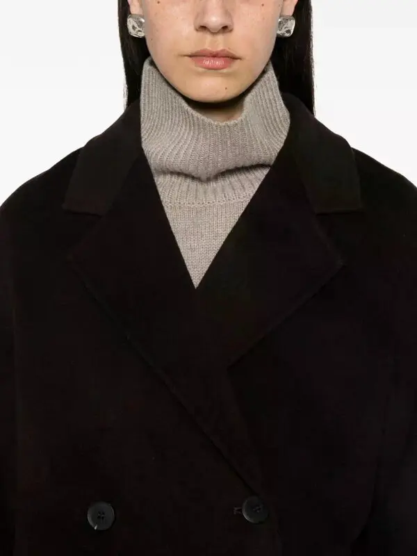 IVY OAK Ioclara Double-breasted Wool Coat - Brown