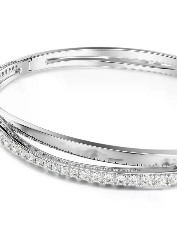 SWAROVSKI Hyperbola Crossover Crystal-embellished Bangle