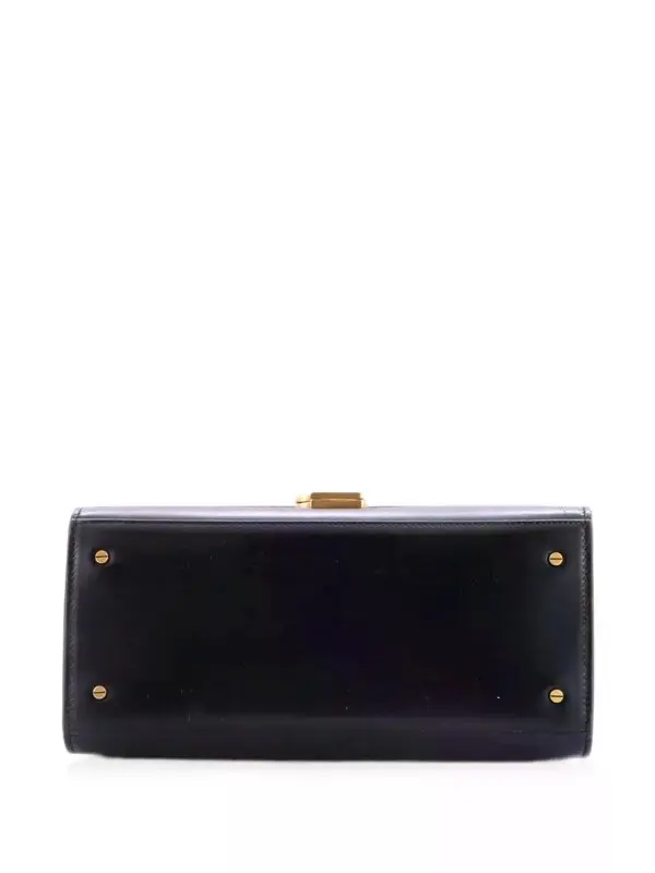 Saint Laurent Cassandra Top Handle Bag Leather Medium Satchel