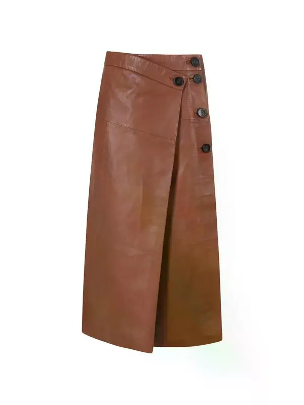 IRO PARIS Rimera Leather Skirt