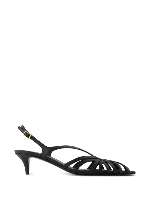 Balmain Caged Leather Sandals
