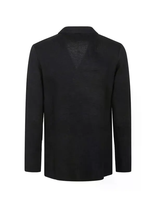 LARDINI Double-breasted Knitted Jacket