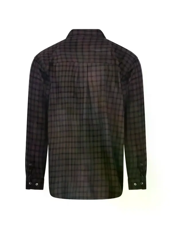 DUNST Check-pattern Long-sleeve Shirt